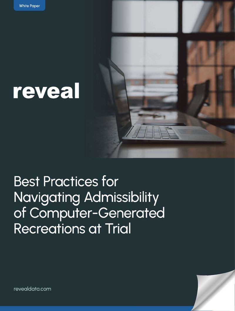 Best Practices for Navigating Admissibility of Computer-Generated Recreations at Trial